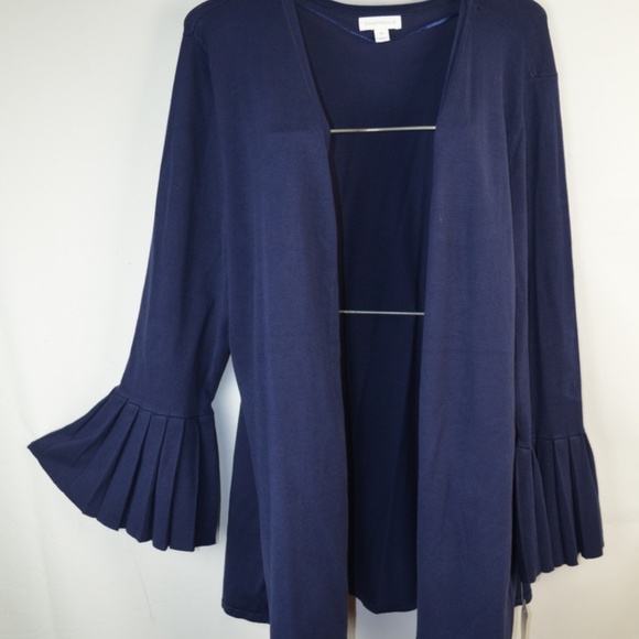 Charter Club | Sweaters | Charter Club Blue Open Cardigan Wrap Flowy ...